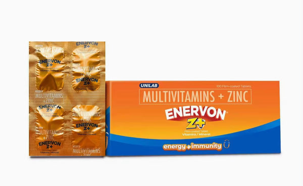 Unilab Enervon Z+ Multivitamins 40 tablets (For All-Around Healthy Ene ...